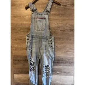 Cello | Pants & Jumpsuits | Cello Denim Jean Overalls Distressed Size ...